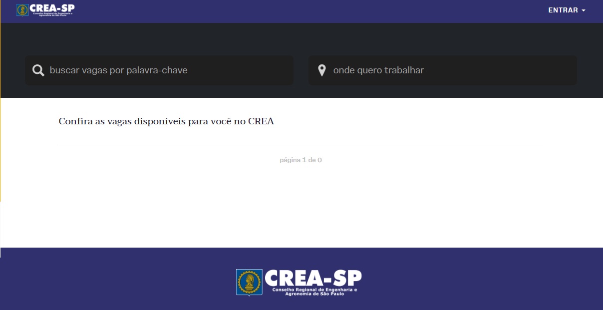Crea-SP lança nova plataforma de vagas - Crea-SP